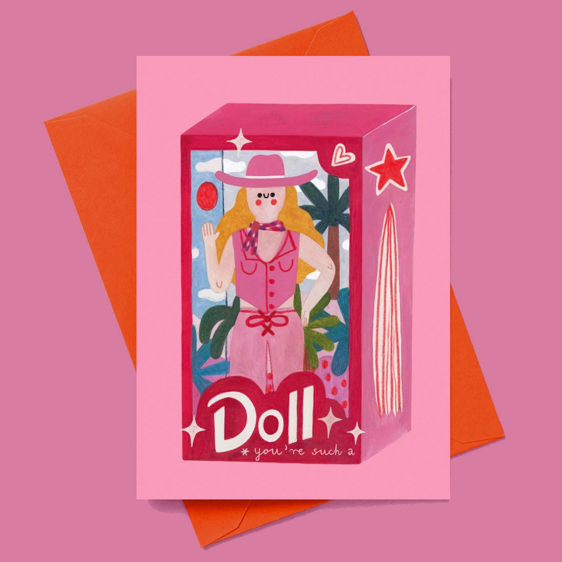 Daria Solak BARBIE Doll card – Origami Doll