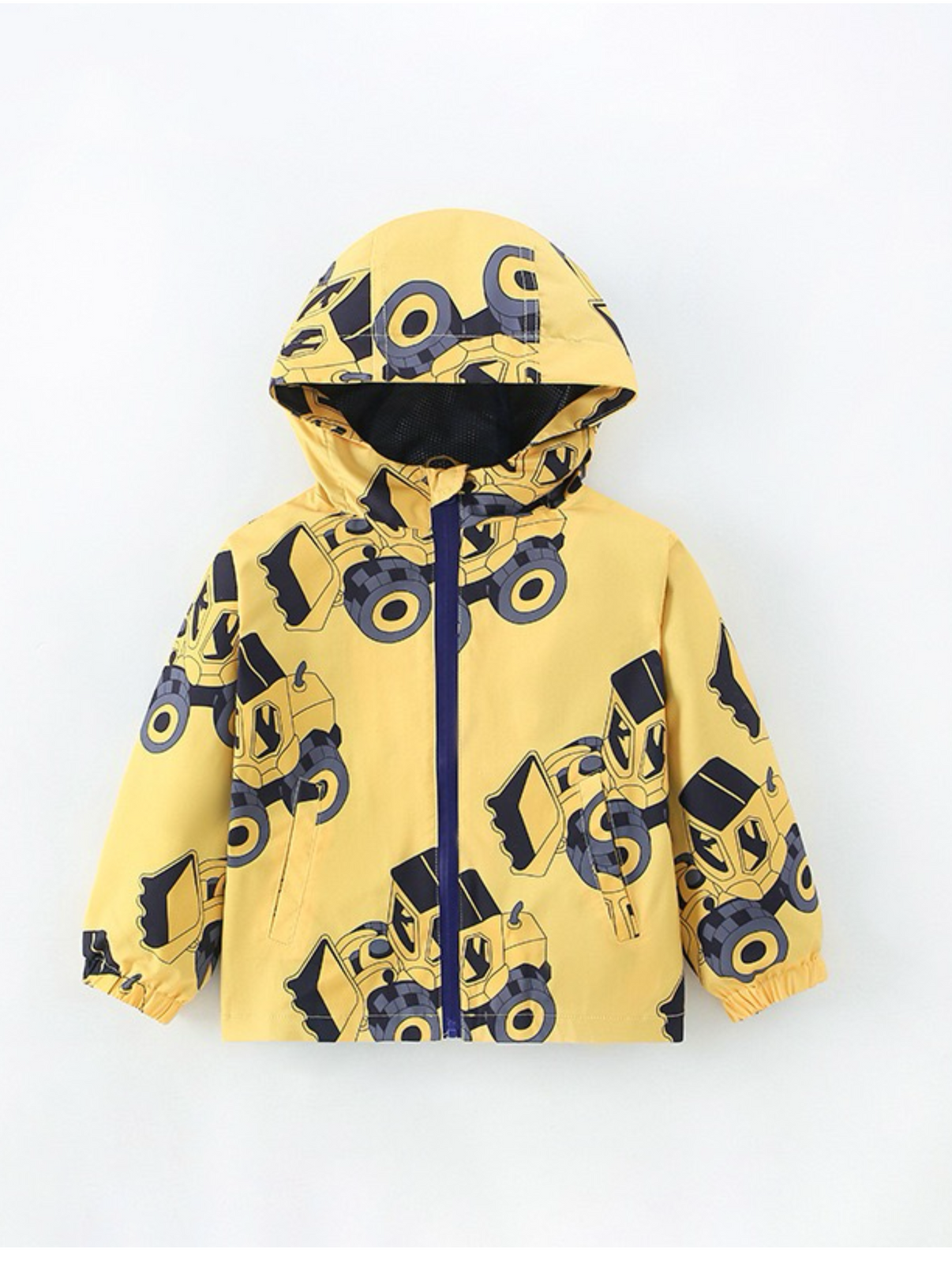 excavator raincoat windbreaker kids – Origami Doll