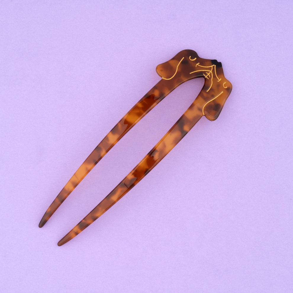 Coucou Suzette Dachshund Hair stick – Origami Doll